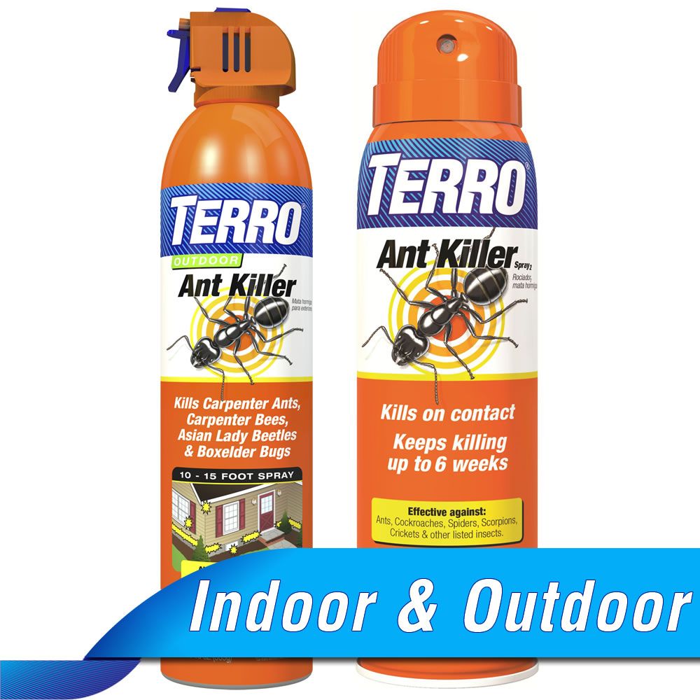 Indoor and Outdoor Ant Killer Spray Bundle | TERRO